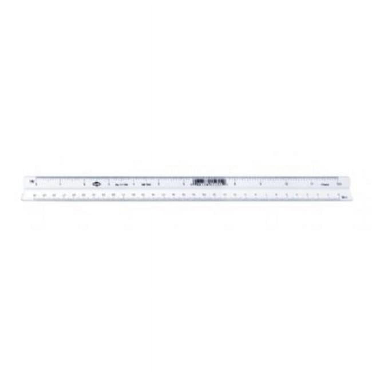 Alvin 30cm High Impact Plastic Metric Triangular Scale - Walmart.com