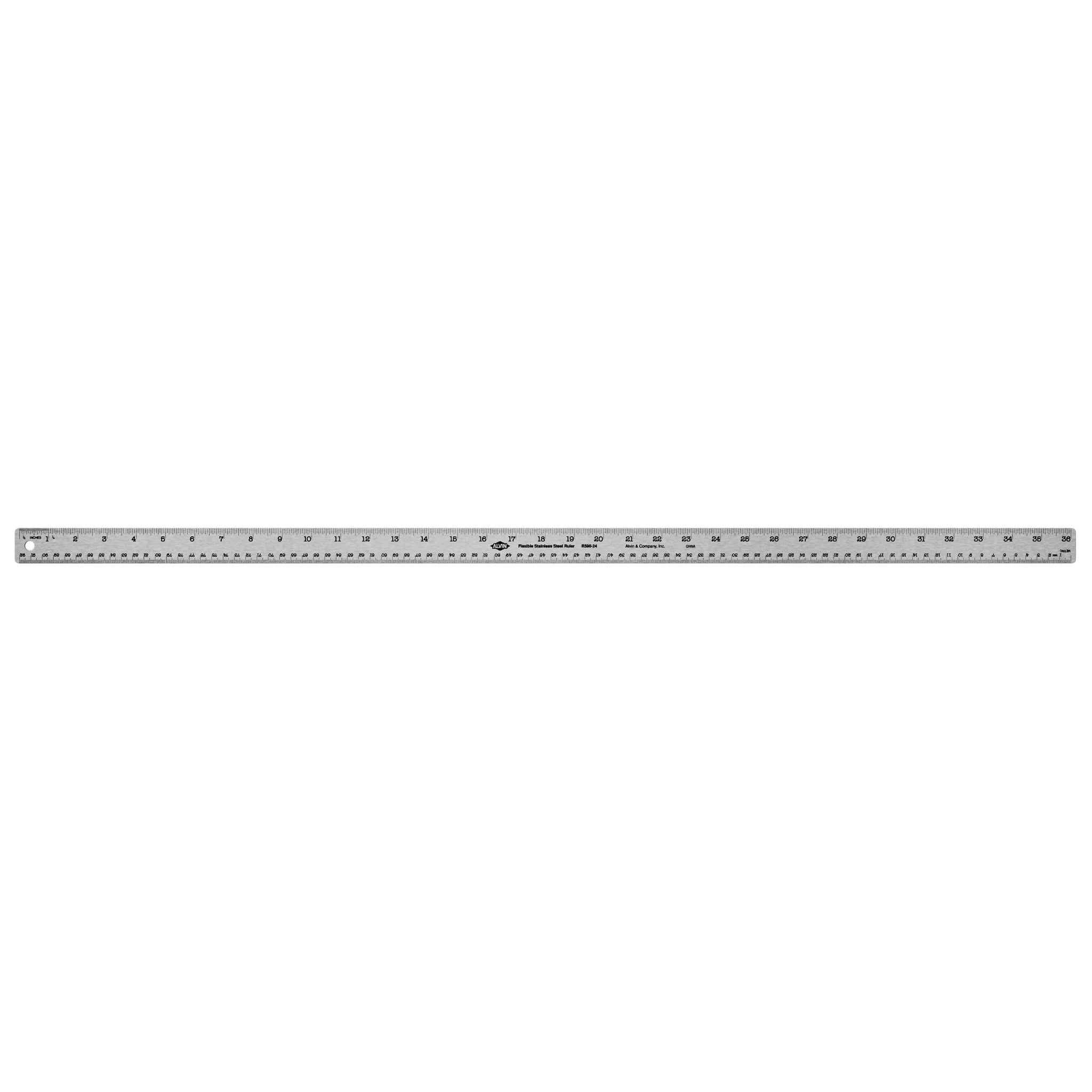 Alvin 36" Flexible Stainless Steel Ruler, 1 Count, 1 Pack - Walmart.com