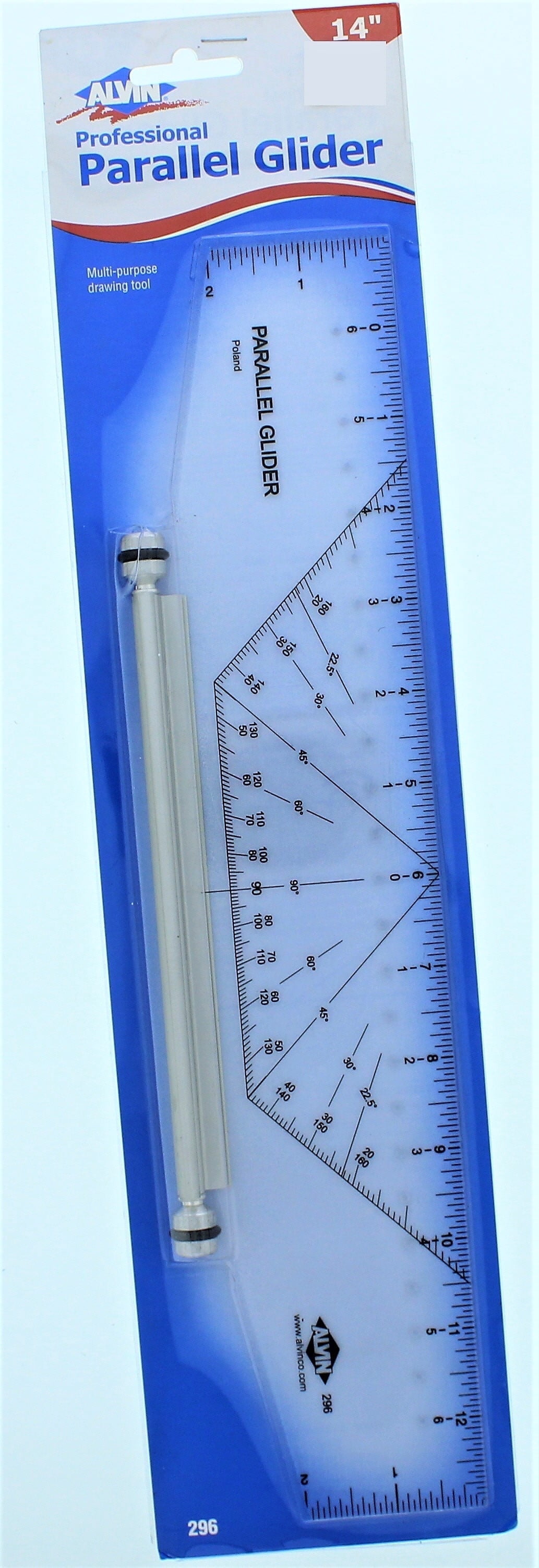 Alvin Acrylic Standard Ruler, 14", Multicolor, 1 Count - Walmart.com