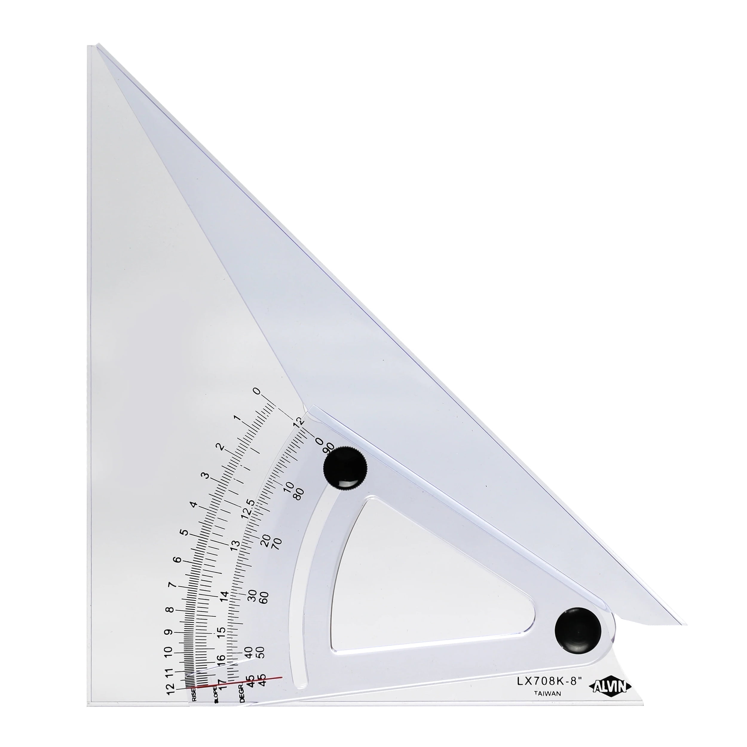 Alvin Acrylic Triangle Ruler, 12 in, Clear, 1 Count - Walmart.com