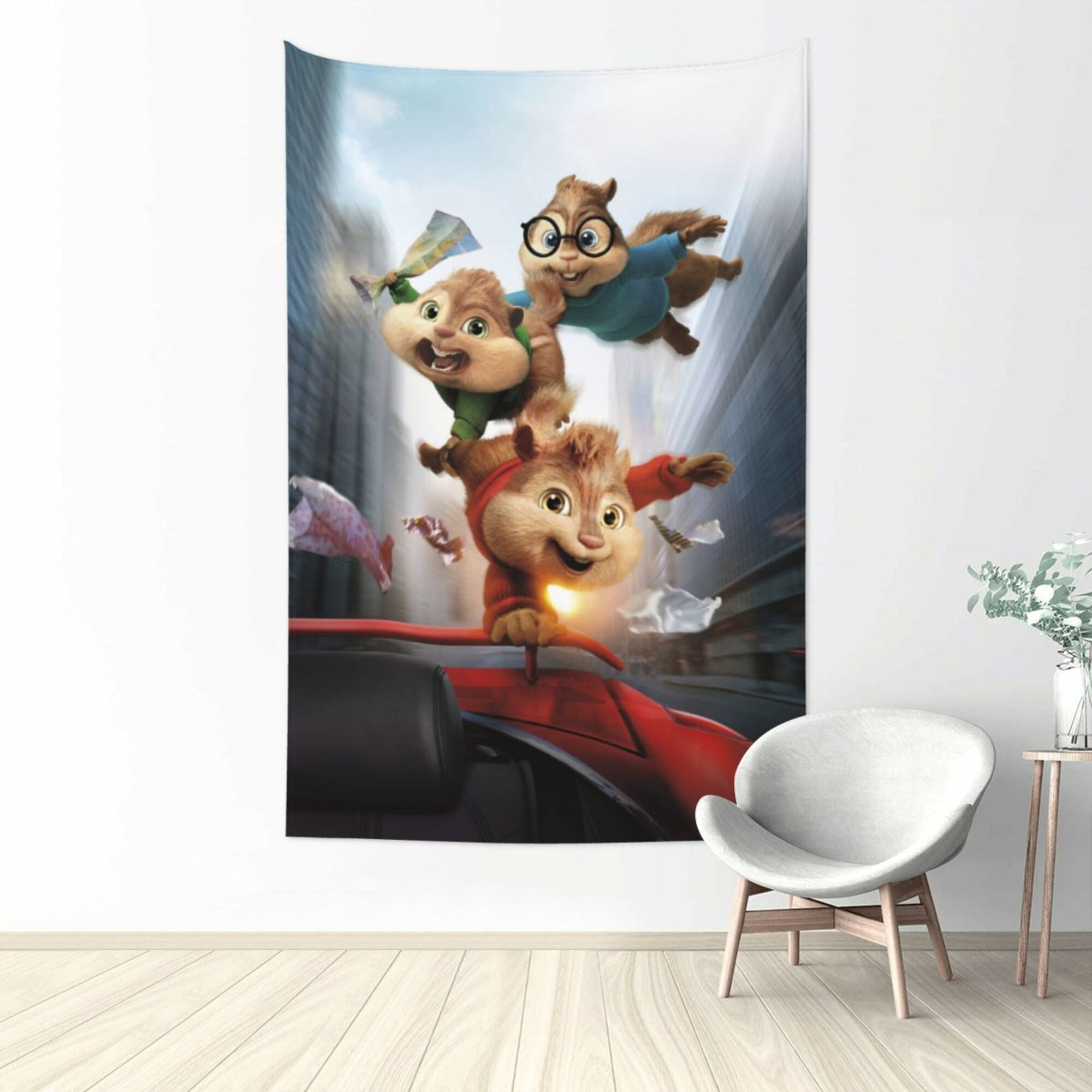 Alvin And The Chipmunk Tapestry Poster Printing Wall Hanging Tapestries ...