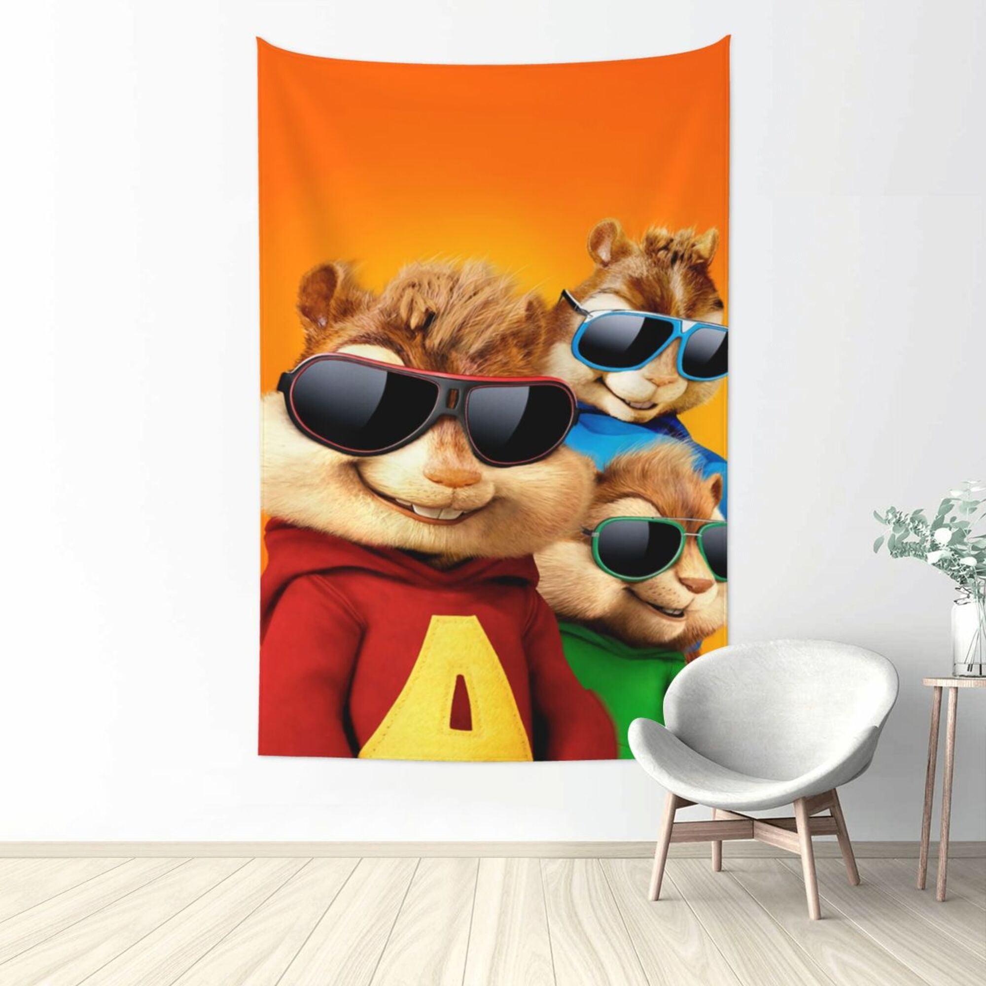 Alvin And The Chipmunk Tapestry Poster Printing Wall Hanging Tapestries ...
