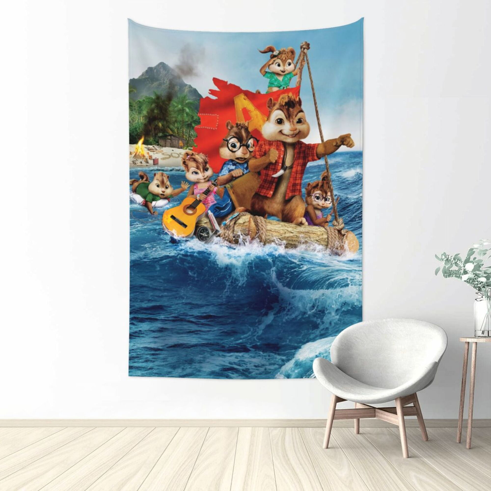 Alvin And The Chipmunk Tapestry Poster Printing Wall Hanging Tapestries ...