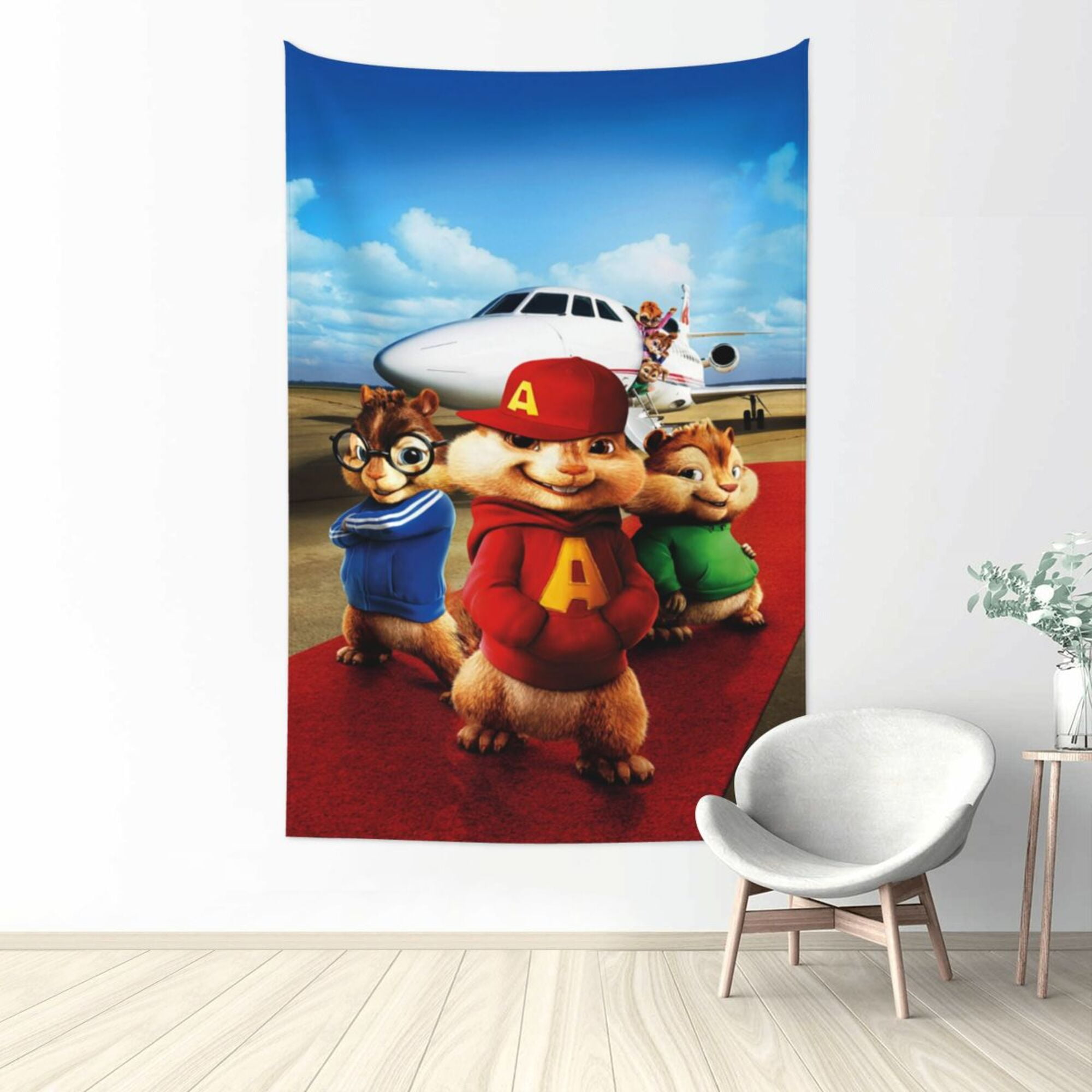 Alvin And The Chipmunk Tapestry Poster Printing Wall Hanging Tapestries ...