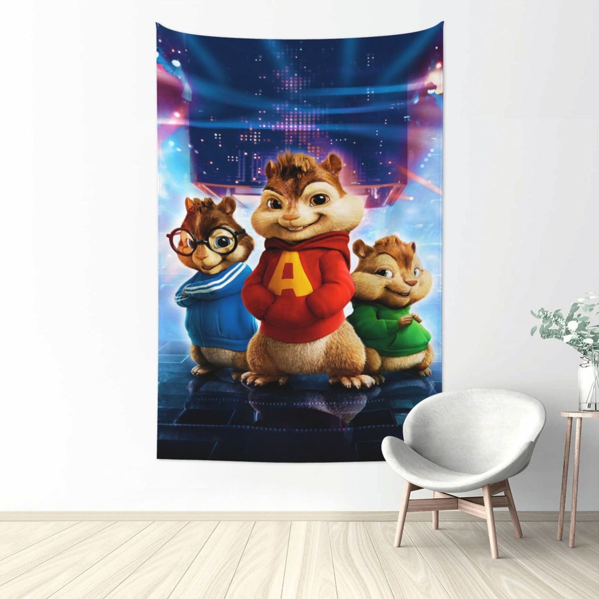 Alvin And The Chipmunk Tapestry Poster Printing Wall Hanging Tapestries ...