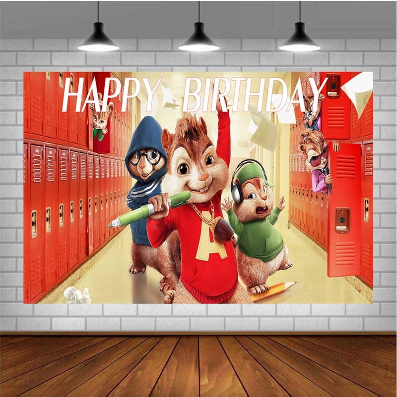 Alvin And The Chipmunks Backdrop Background Banner Birthday Party ...