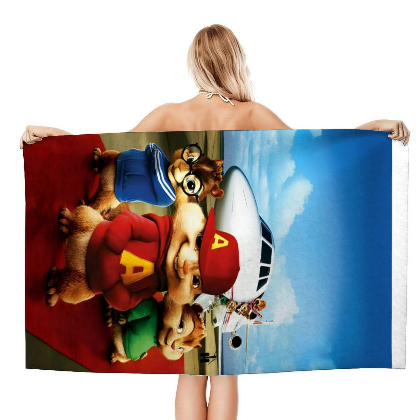 Alvin And The Chipmunks Bath Wrap Towels for Women.38.6" x 51.2"(98× ...