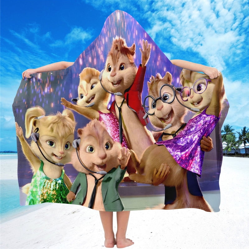 Alvin And The Chipmunks Gifts Beach Towel for Women Girl Or Boys ...