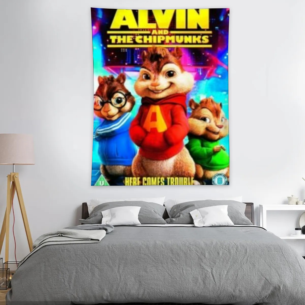 Alvin And The Chipmunks Tapestry Gift Wall Hanging Backdrop for Room ...