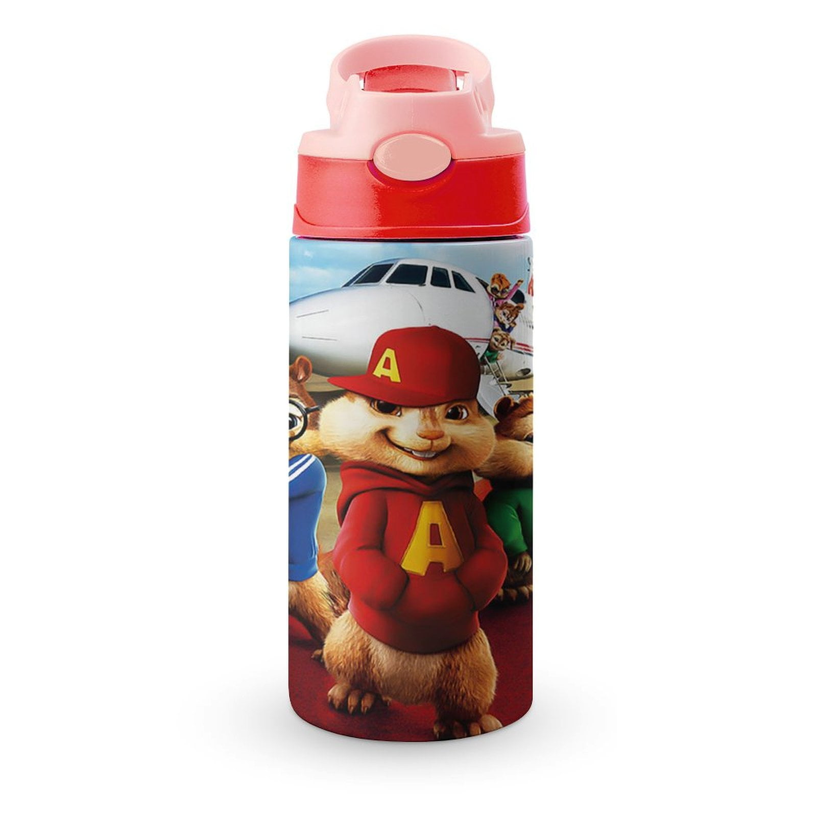 Alvin And The Chipmunks Water Bottle with Straw Vacuum Insulated ...