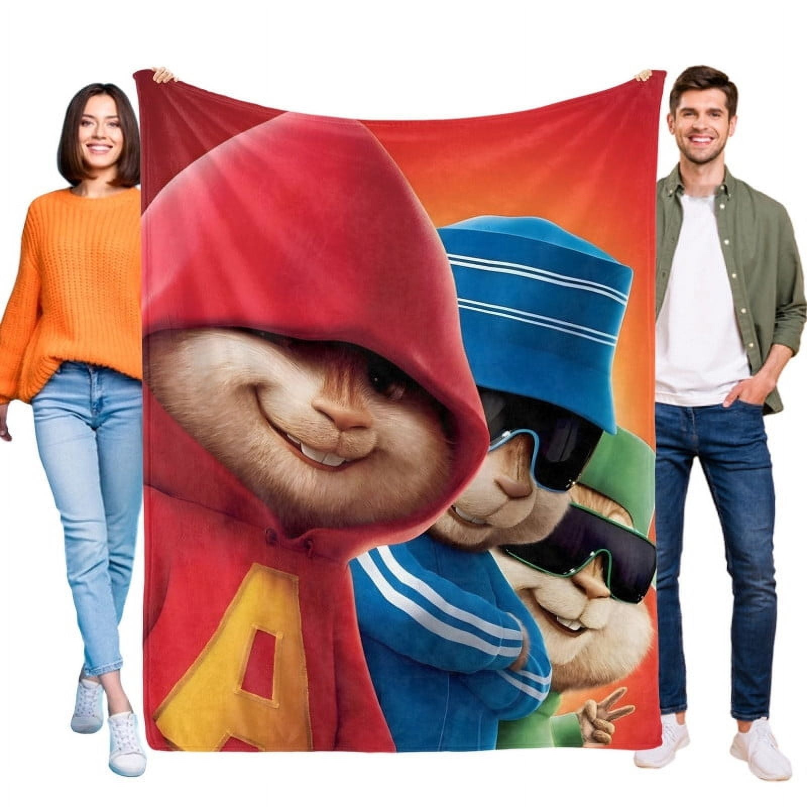 Alvin And The Chipmunks flannel blanket 39*59 inch soft and comfortable ...
