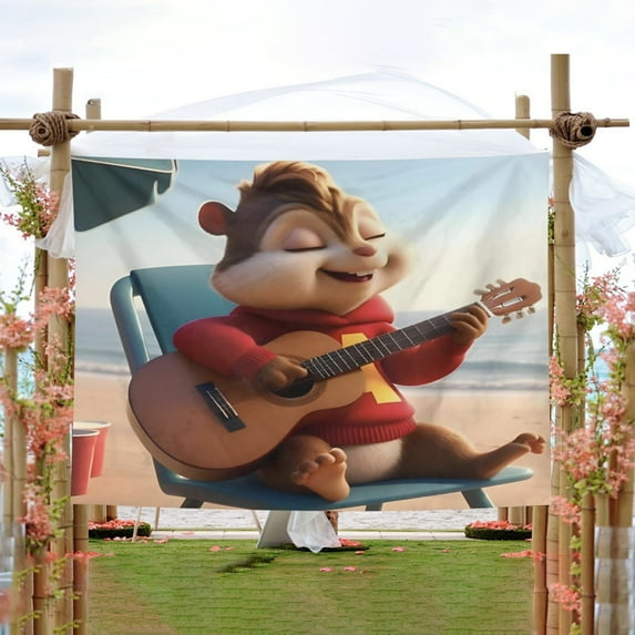 Alvin And The Chipmunks pattern wall hanging 50*60 inches high-quality ...