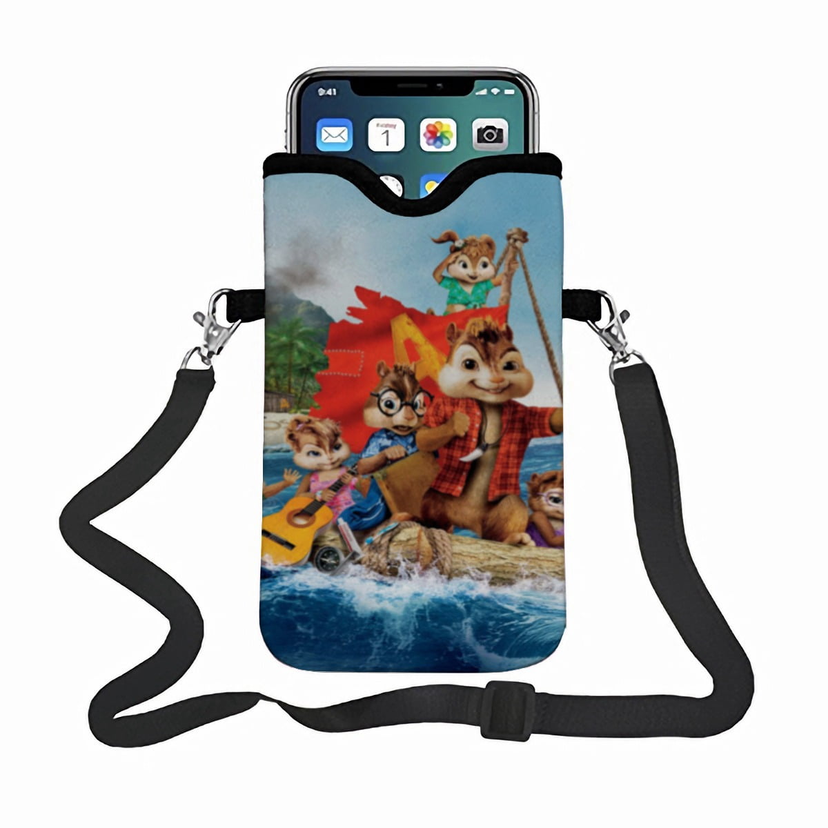 Alvin And The Chipmunks phone satchel, with an adjustable strap small ...