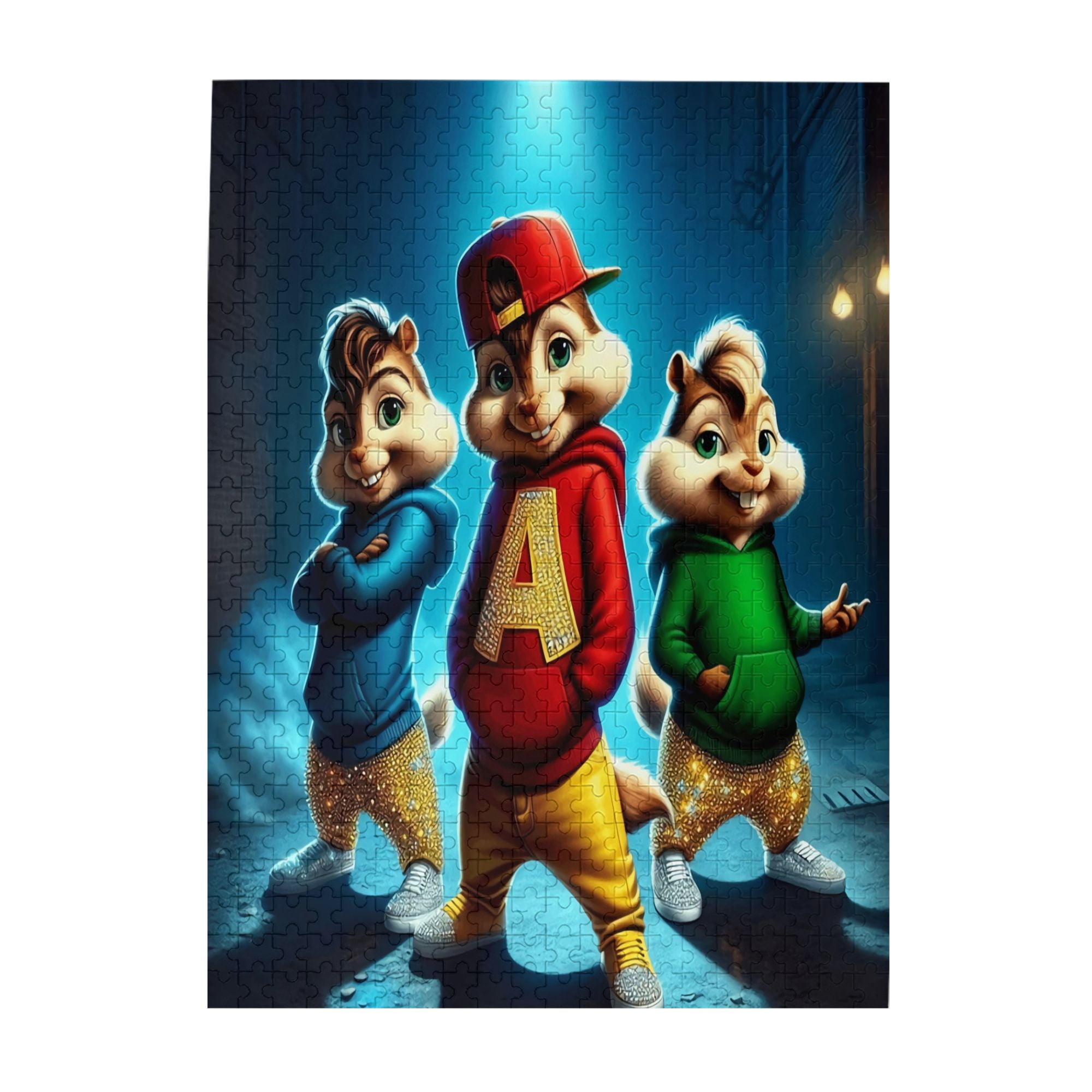 Alvin And The Chipmunk 300 Piece Jigsaw Puzzle for Adults Kids, Challenging Puzzle Perfect for ...