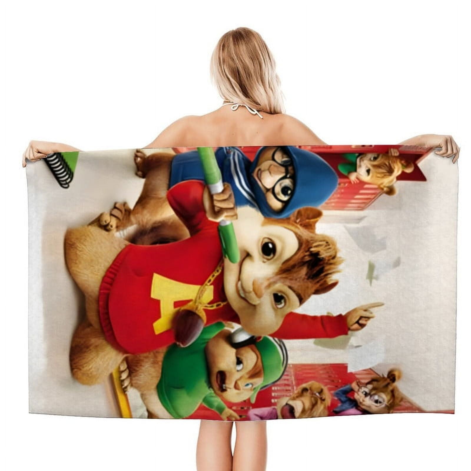 Alvin And The Chipmunks Beach Quick Drying Towel，"Quick-Dry, Sand-Free ...