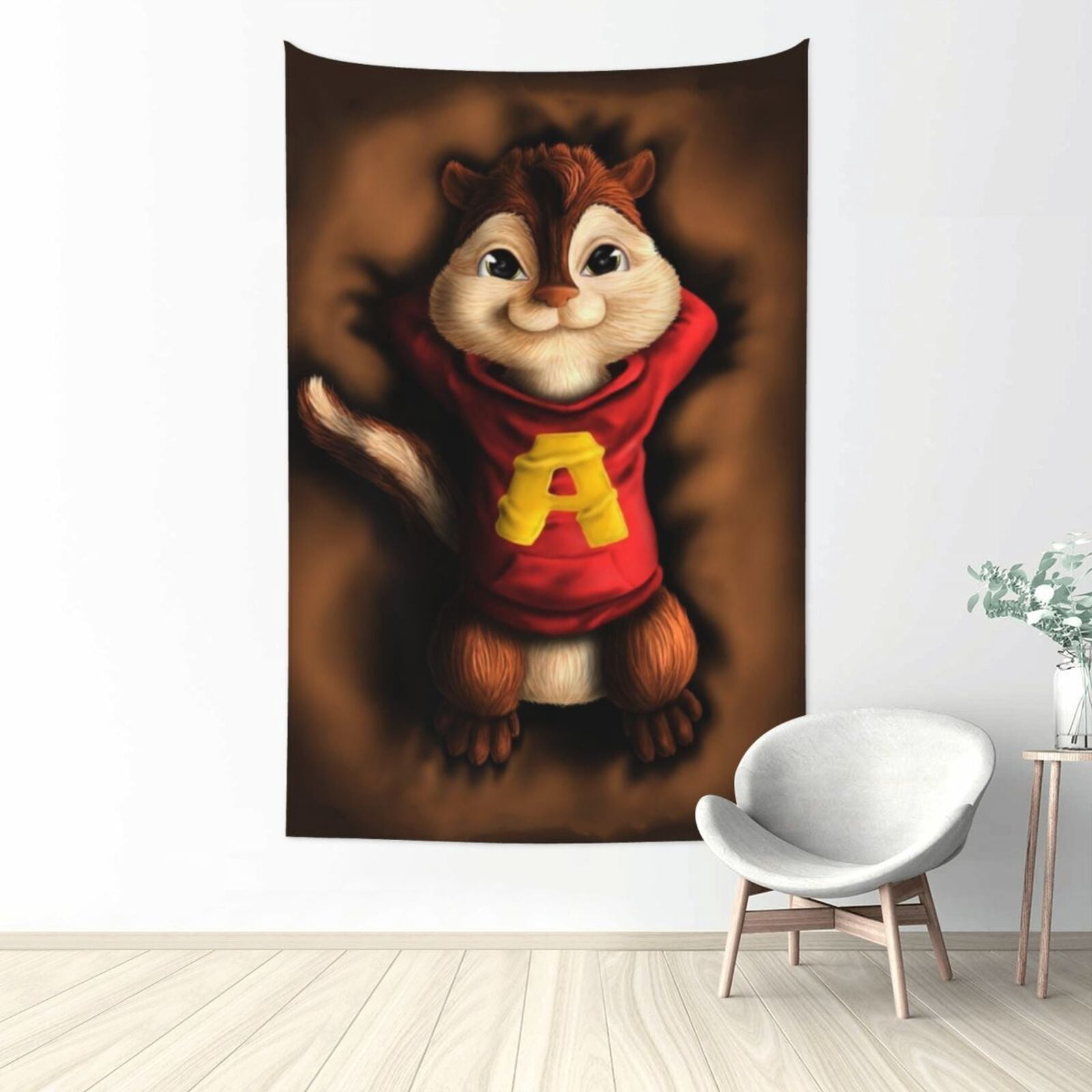 Alvin and the Chipmunks Wall Decorative Tapestry Vertical, Waterproof ...