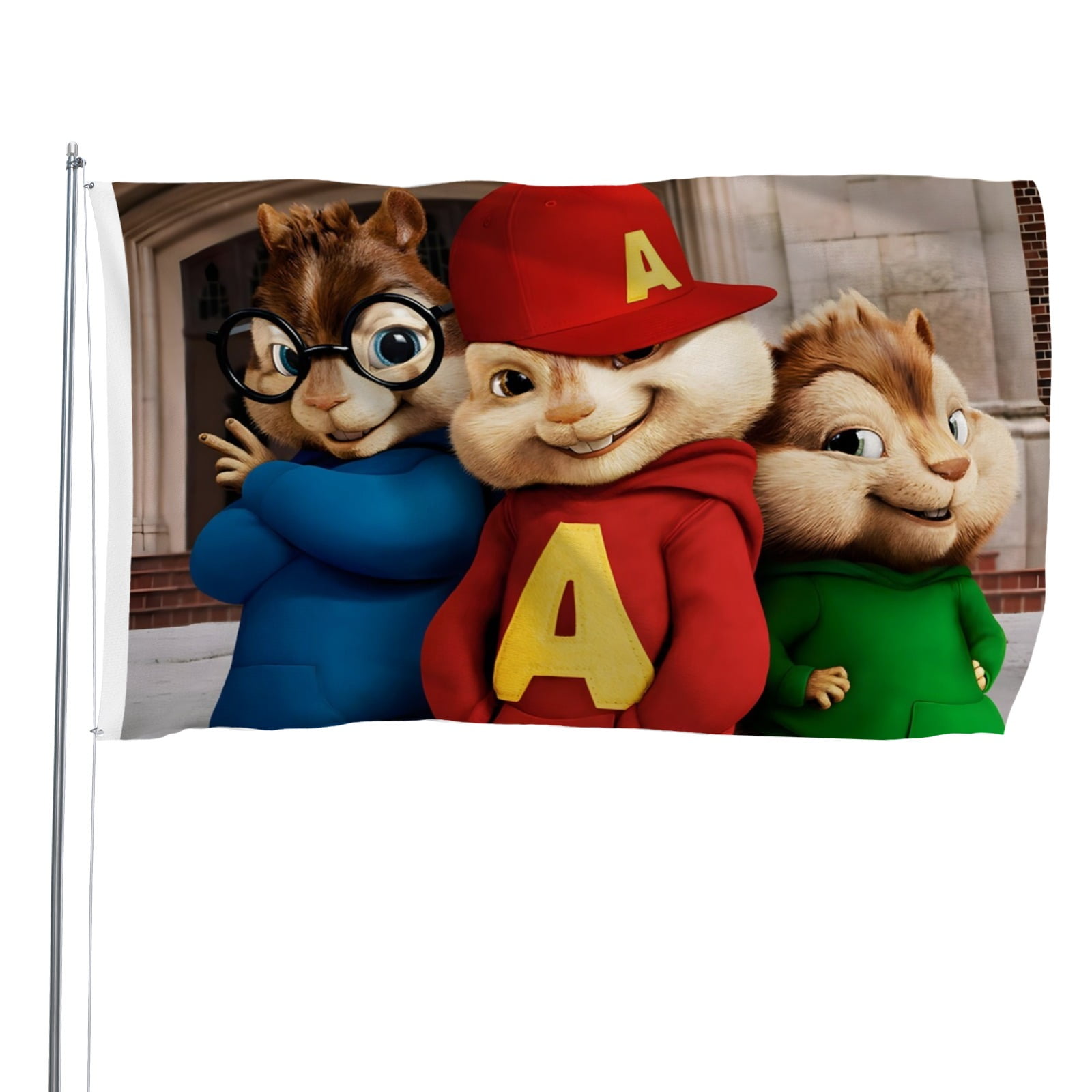 Alvin and The Chipmunks-themed Printed Flag Perfect gift for fans ...