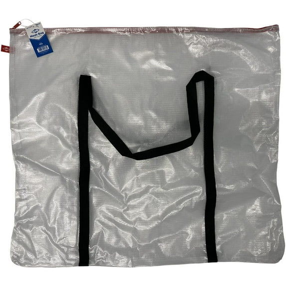 Alvin HNB2427 Mesh Bag with Handle, 24" x 27", See-through Vinyl with ...