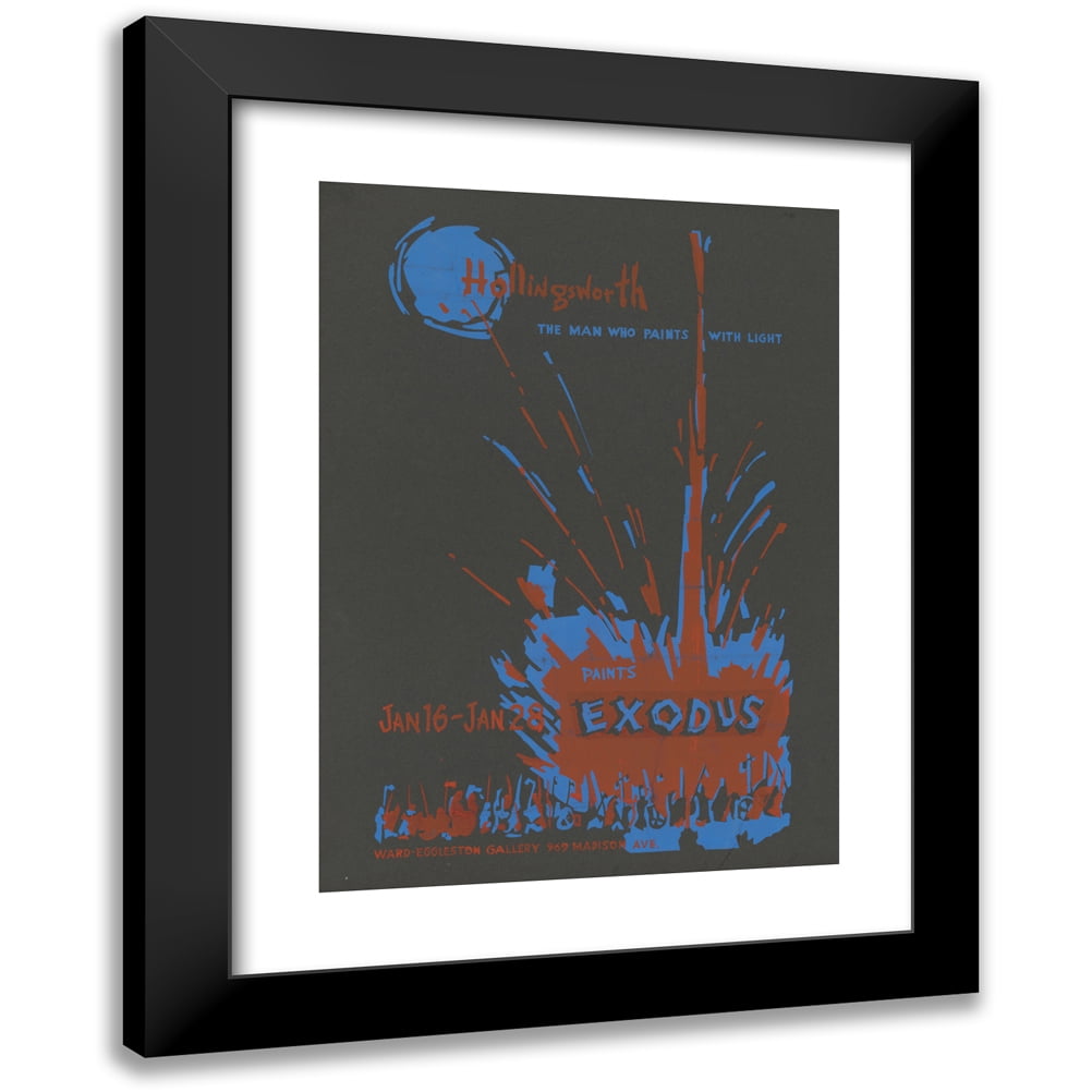 Alvin Hollingsworth 14x18 Black Modern Framed Museum Art Print Titled ...