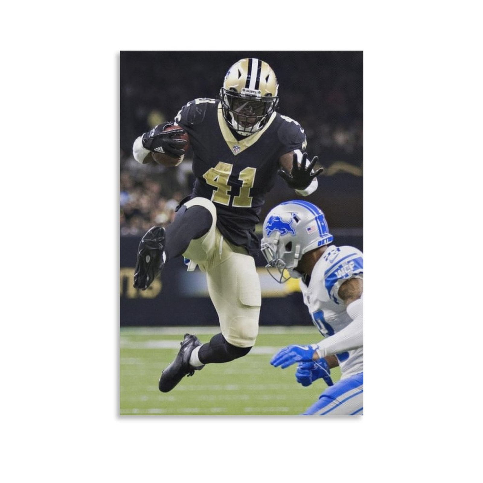 Alvin Kamara Canvas Poster Painting On Canvas Wall Art Poster Scroll ...