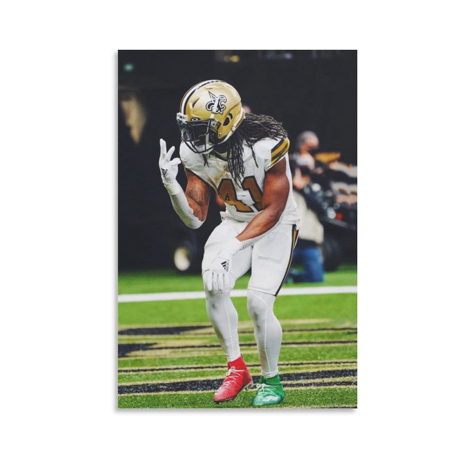 Alvin Kamara Canvas Poster Room Aesthetic Poster Print Art Wall ...