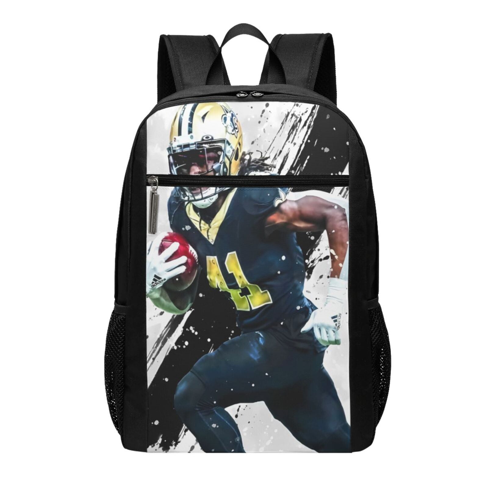Alvin Kamara Custom Simple Casual Sports Backpack, Football Team Logo ...