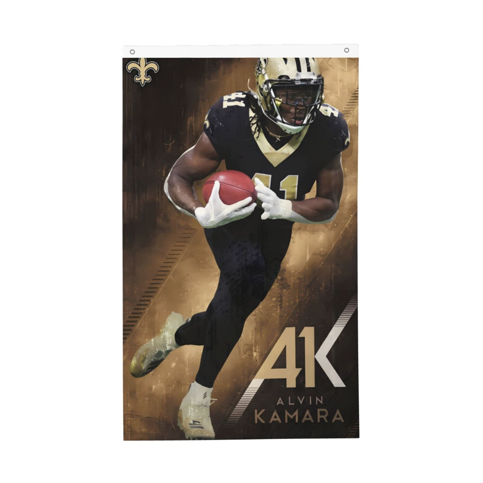 Alvin Kamara Player Flags American Football Double-Sided Cheering Flags ...
