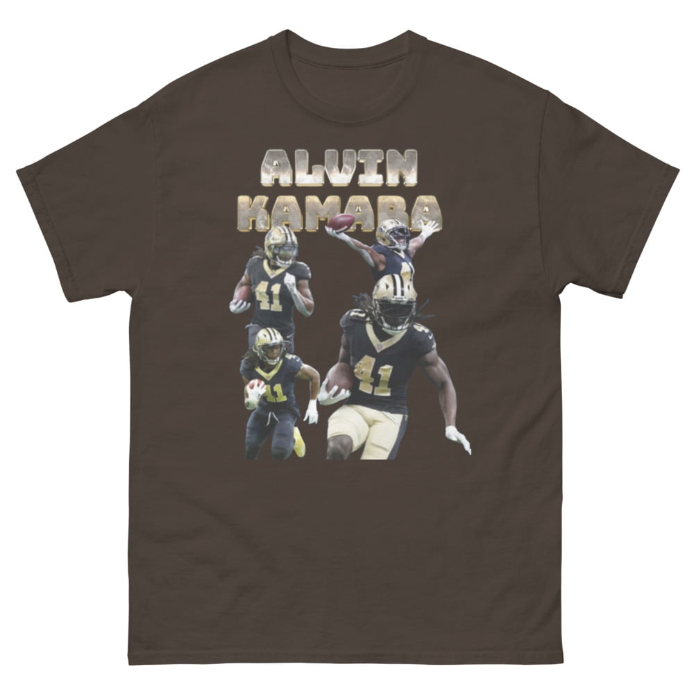 Alvin Kamara Unisex classic tee (Dark Chocolate, S) - Walmart.com