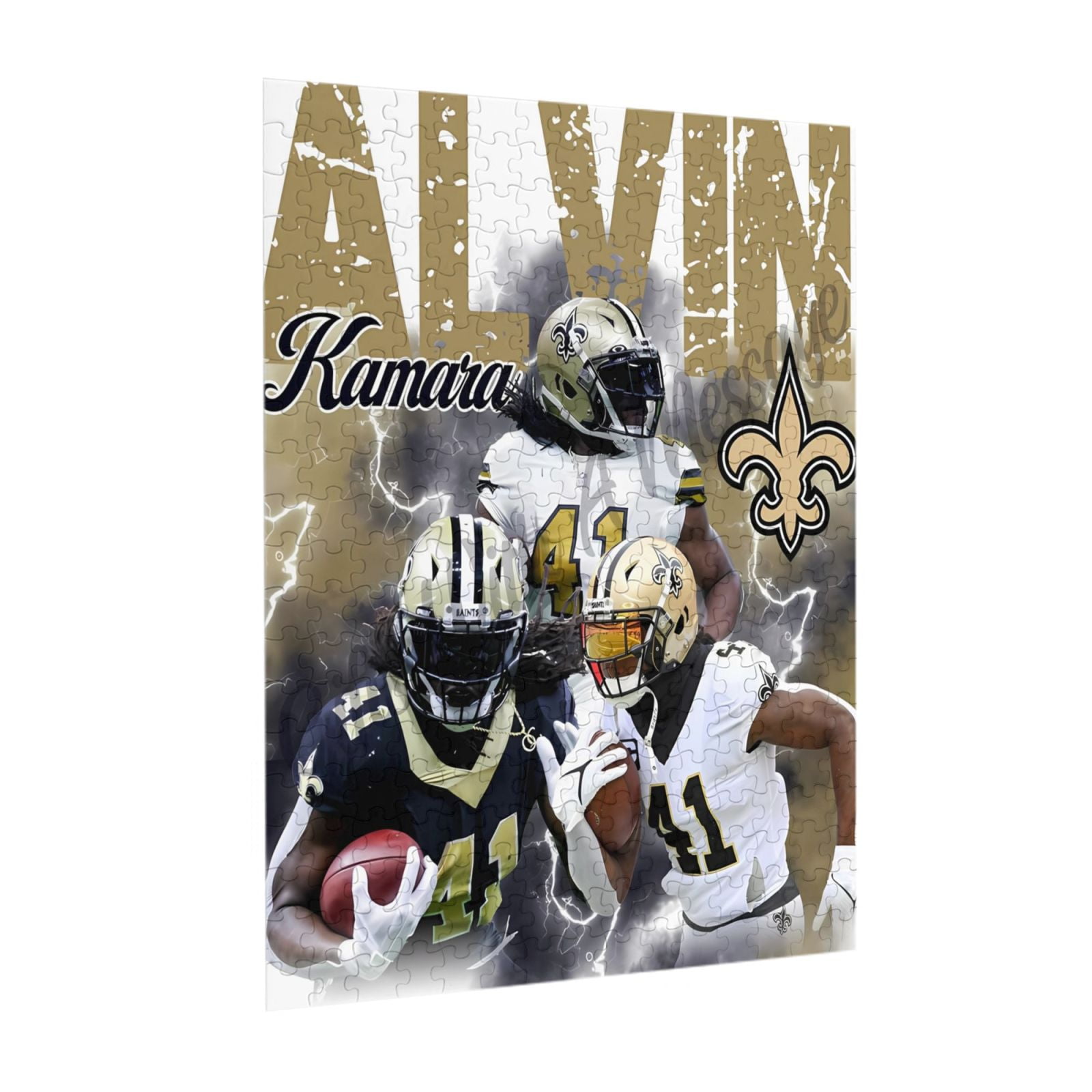 Alvin Kamara Wooden Adult Puzzle 300 Pieces Environmentally Friendly ...