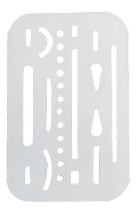 Alvin Stainless Steel Erasing Shield - Walmart.com