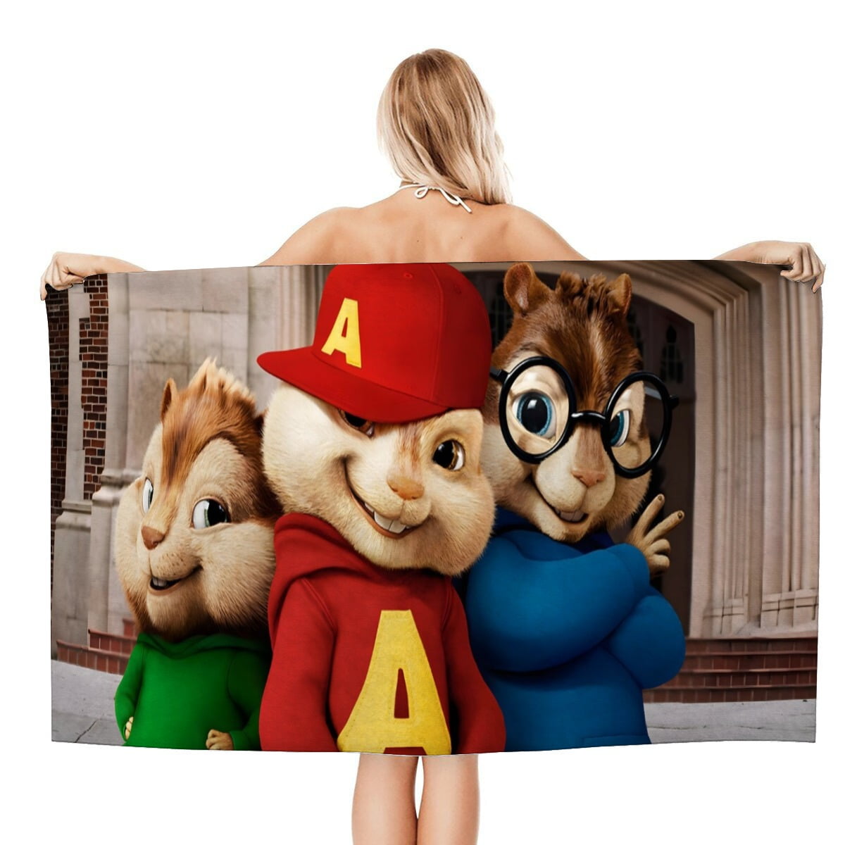 Alvin and The Chipmunks-theme Gifts Quick-dry Beach Towel for Women ...