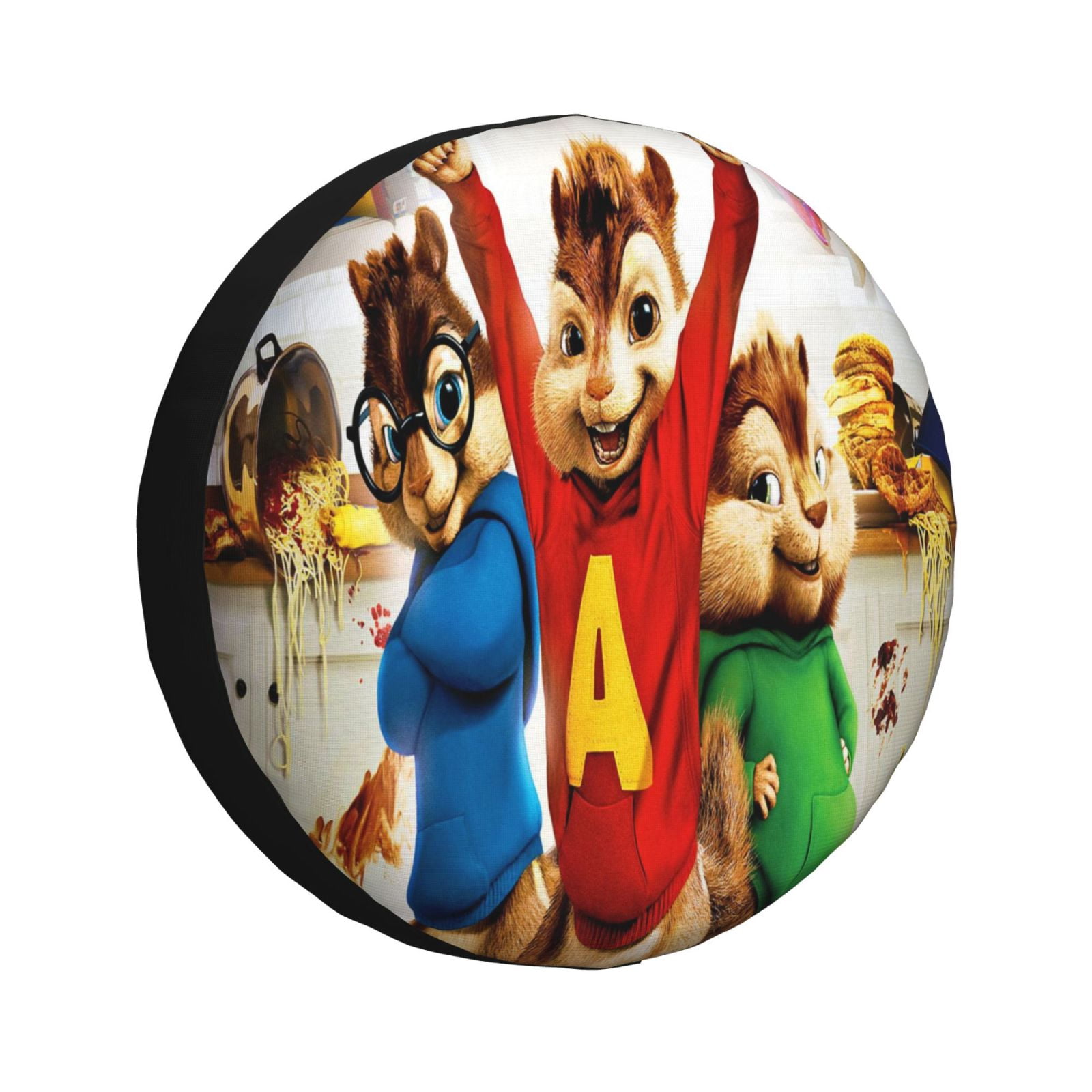 Alvin and the Chipmunks Spare Tire Cover Wheel Tire Cover Fit Trailer ...