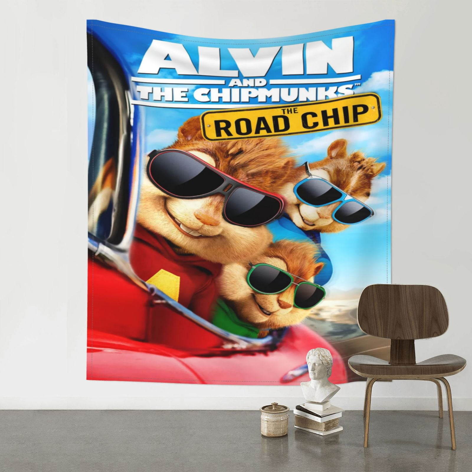 Alvin and the Chipmunks Wall Tapestry Cartoon Poster Wall Hanging ...