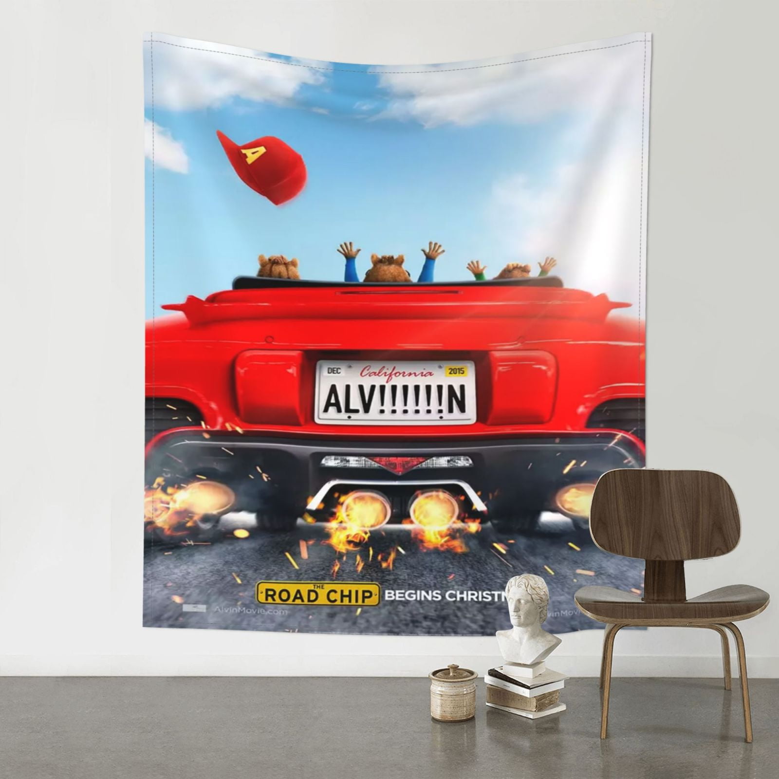 Alvin and the Chipmunks Wall Tapestry Cartoon Poster Wall Hanging ...