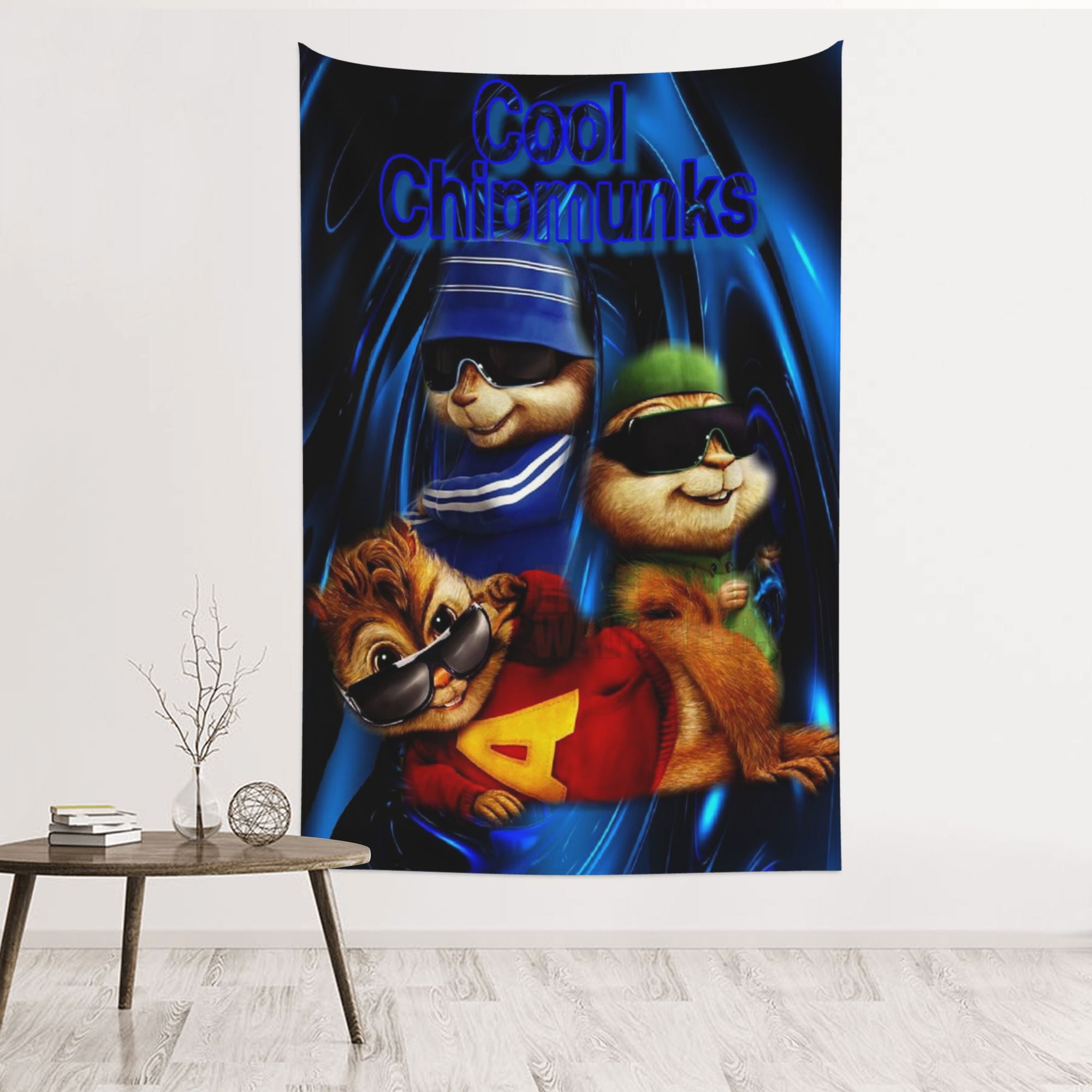 Alvin and the Chipmunks Wall Tapestry Poster for Bedroom Aesthetics Room Decor Flag Wall Hanging ...