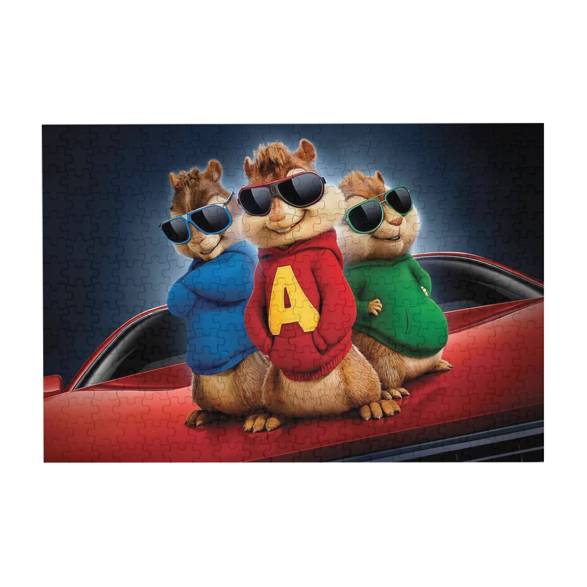 Alvin and the Chipmunks Wooden Picture Puzzle 300 Piece Jigsaw Puzzle ...