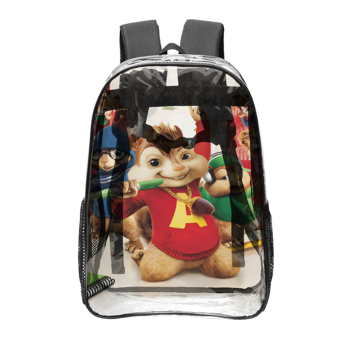 Alvin and the Chipmunkss Transparent Backpack - Guard Dog Security, Durable and Lightweight ...
