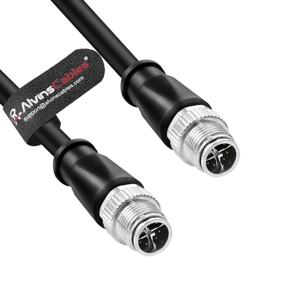 Alvin's Cables Cognex High Flex Cat6a Ethernet Cable,M12 X-Coded 8 Pin ...