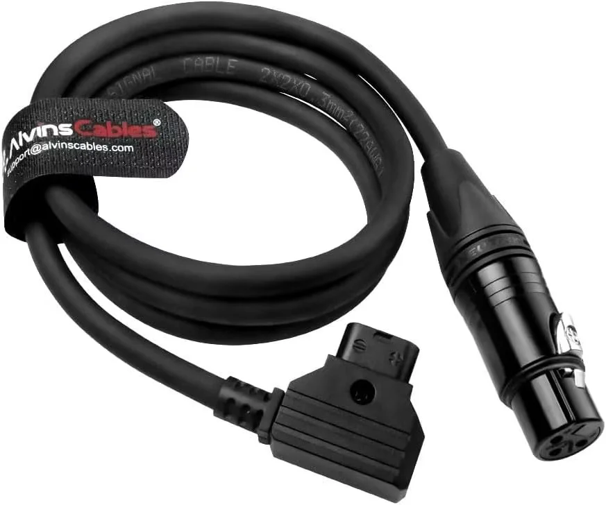 Alvin’s Cables D-tap to XLR 3 Pin Female Power Cable for SmallRig RC ...