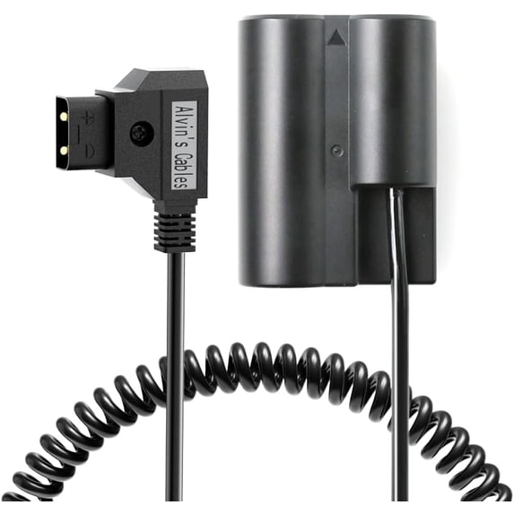 Alvin’s Cables Dtap to NP-W235 Dummy Battery Power Coiled Cable for ...