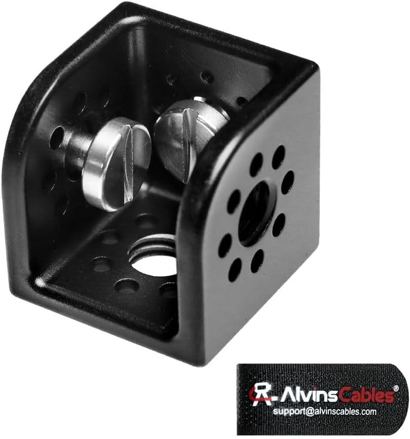 Alvin's Cables Extension Side Mounting Block with 3/8” Threads, 3-Port ...