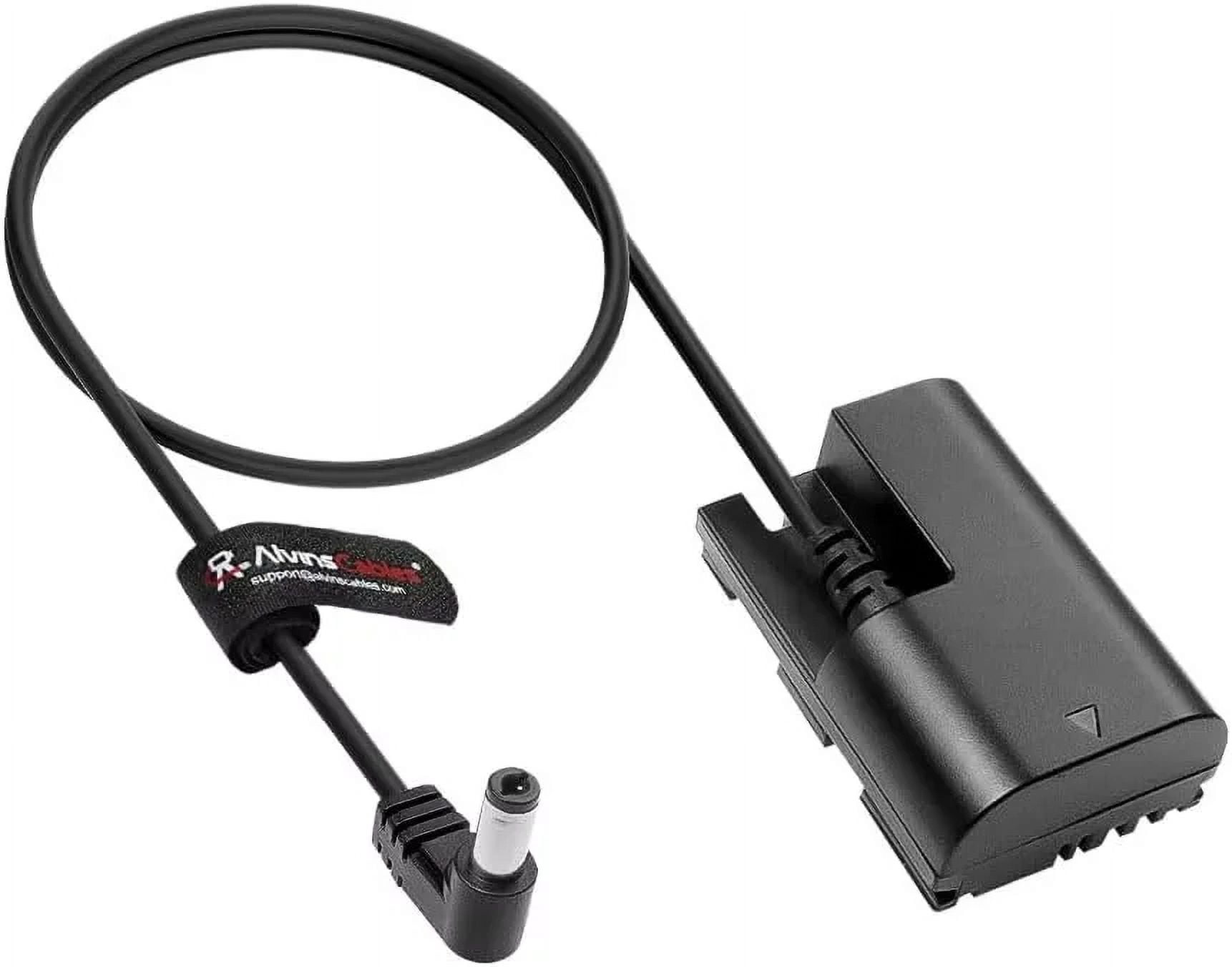 Alvin's Cables LP-E6NH Dummy Battery to DC Power Cable for Canon-R5C ...