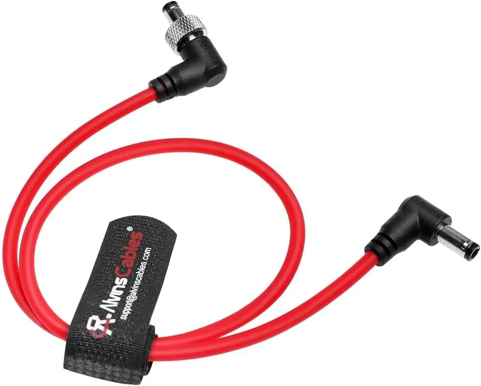 Alvin's Cables Locking DC to DC Cable for Atomos Ninja V Shogun, 5.5 2. ...