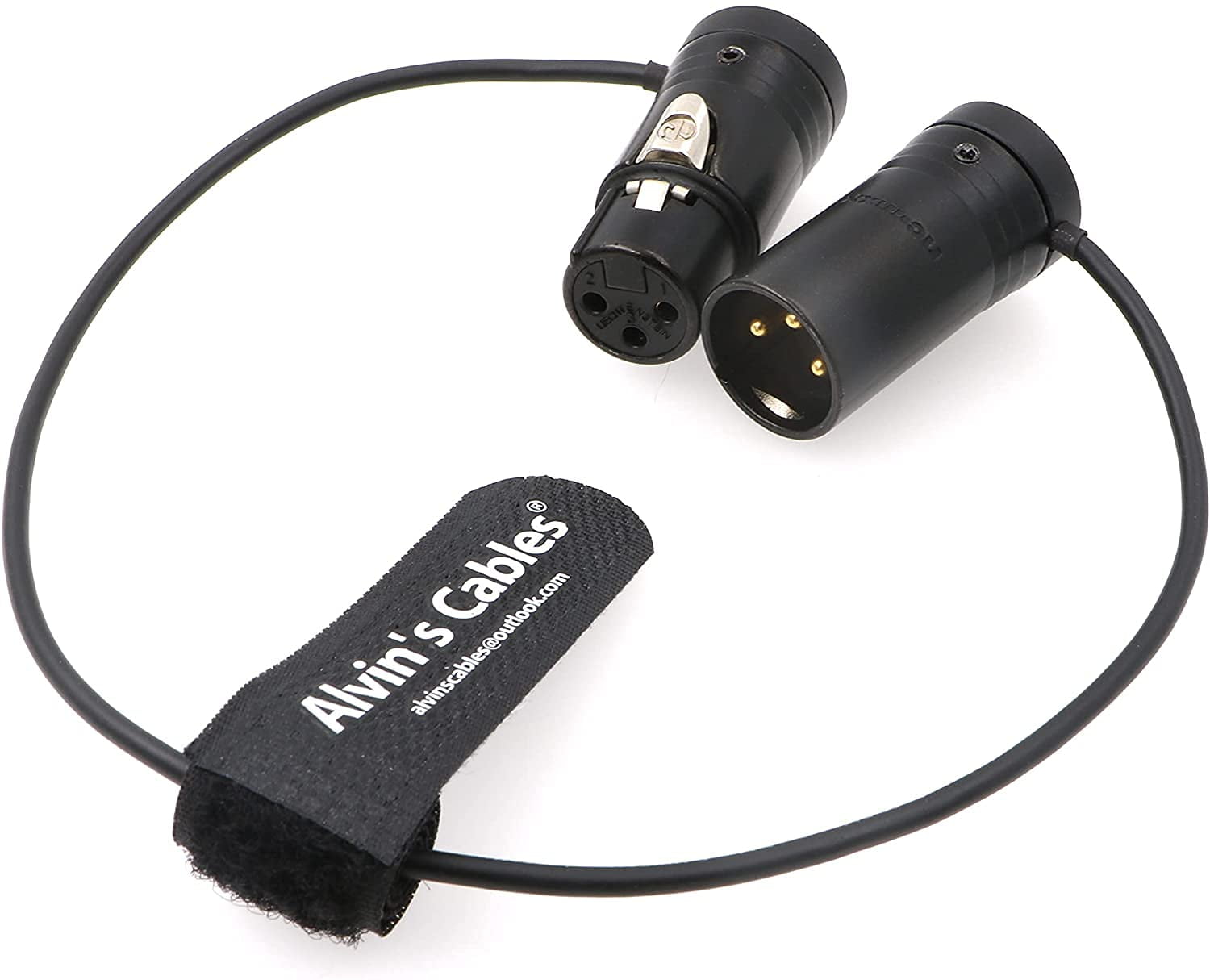 Alvin’s Cables Low-Profile 3 Pin XLR Male to Female Cable Original ...