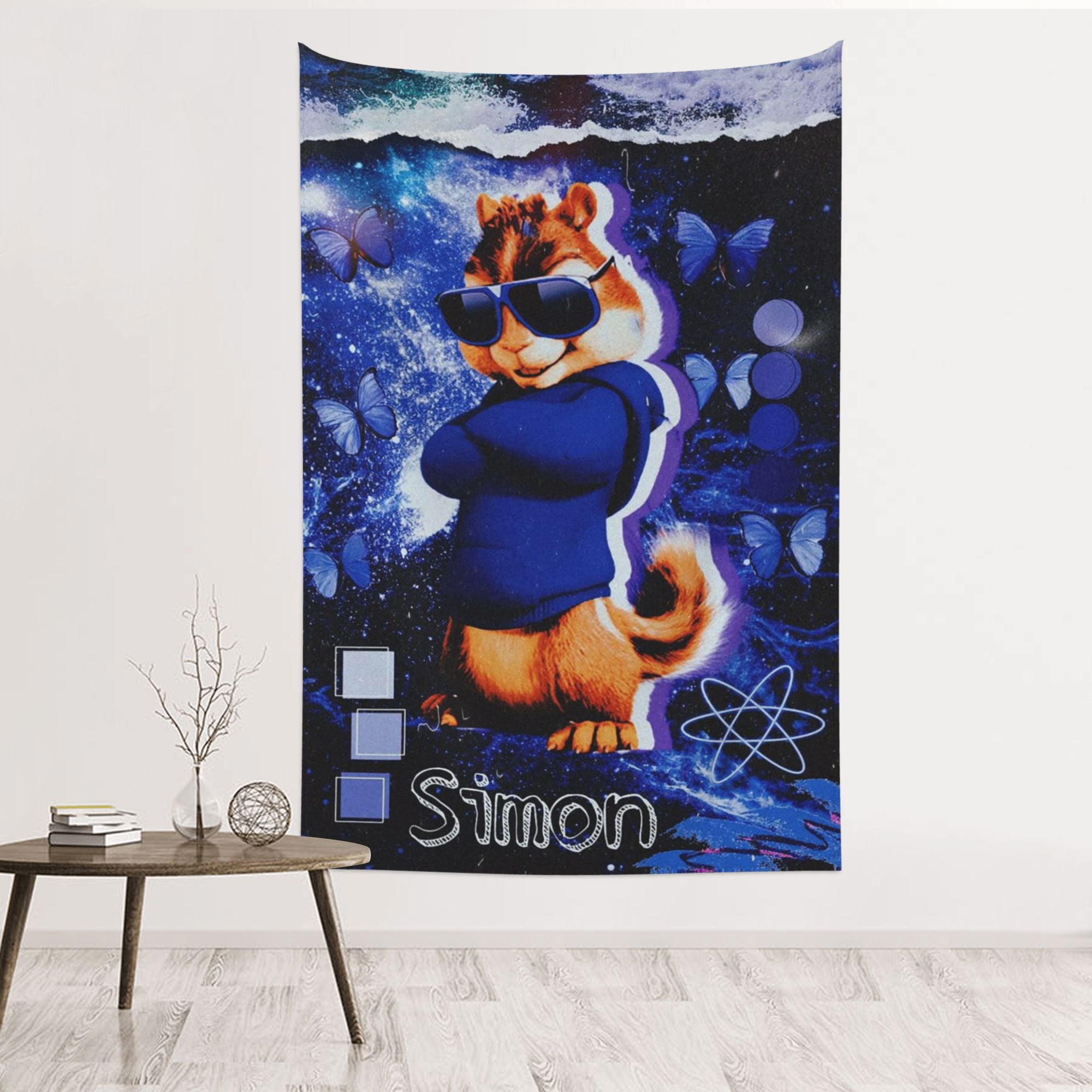 Alvin the Chipmunks Wall Tapestry Poster for Bedroom Aesthetics Room ...