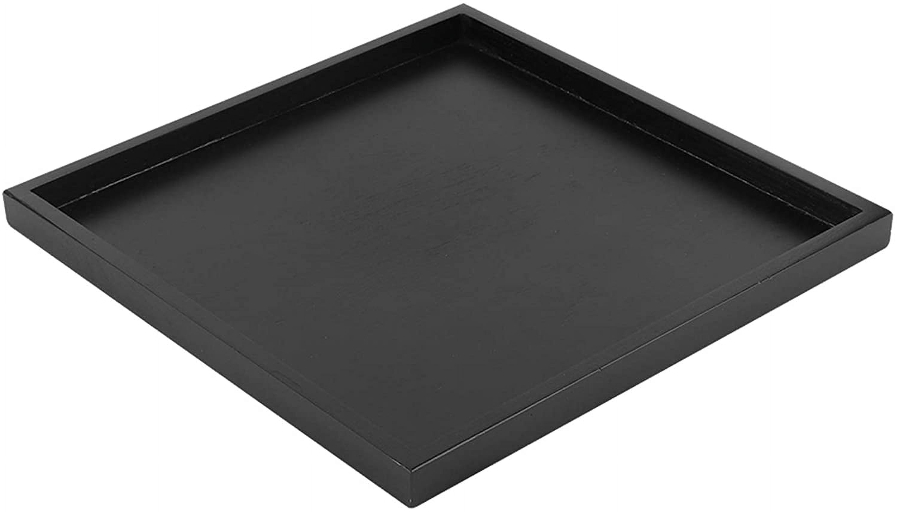 Alvinlite Serving Tray Black Wooden Serving Tray Wooden Decorative ...