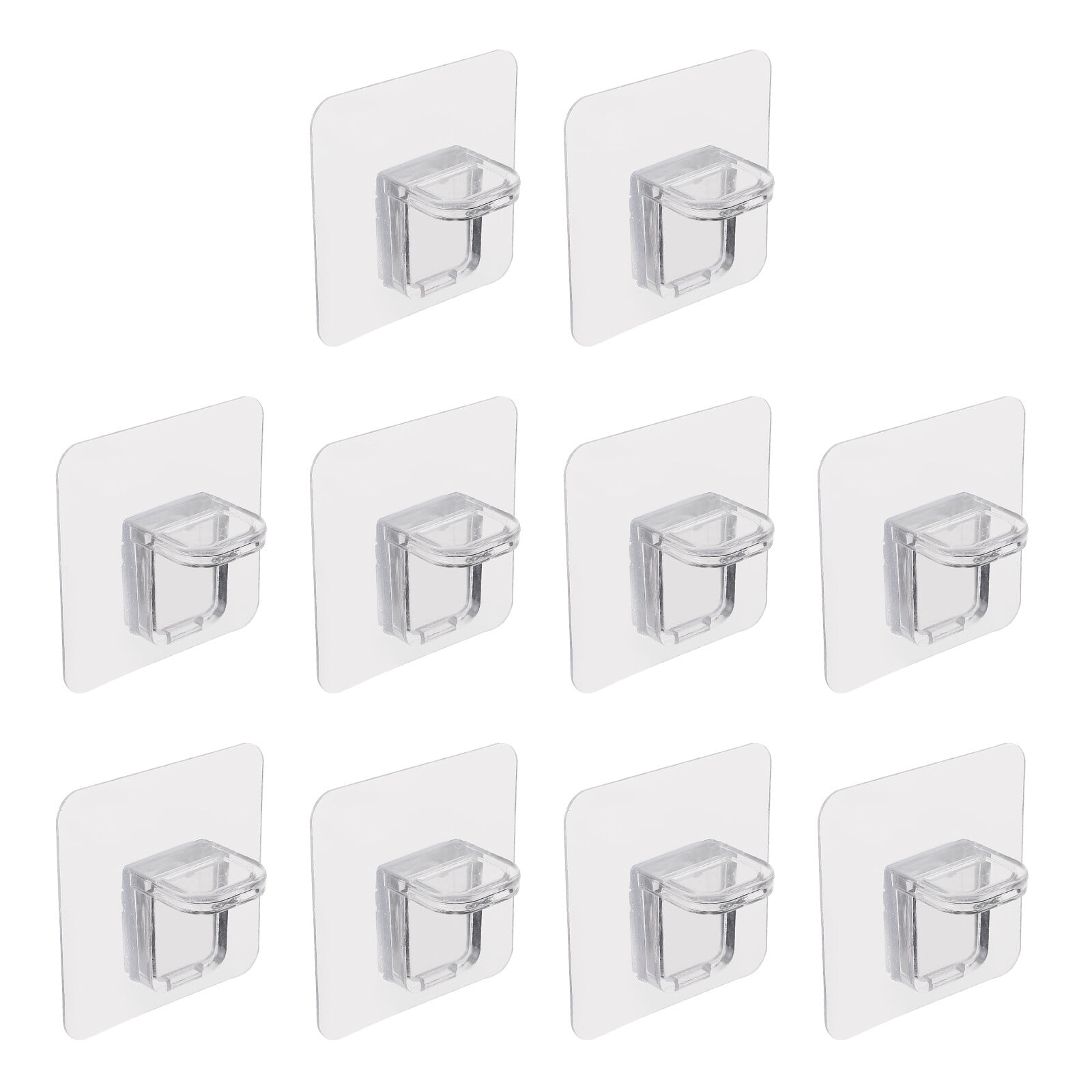 Alvinma 10pcs Shelf Support Pegs Adhesive Cabinet Bracket - No Drilling ...