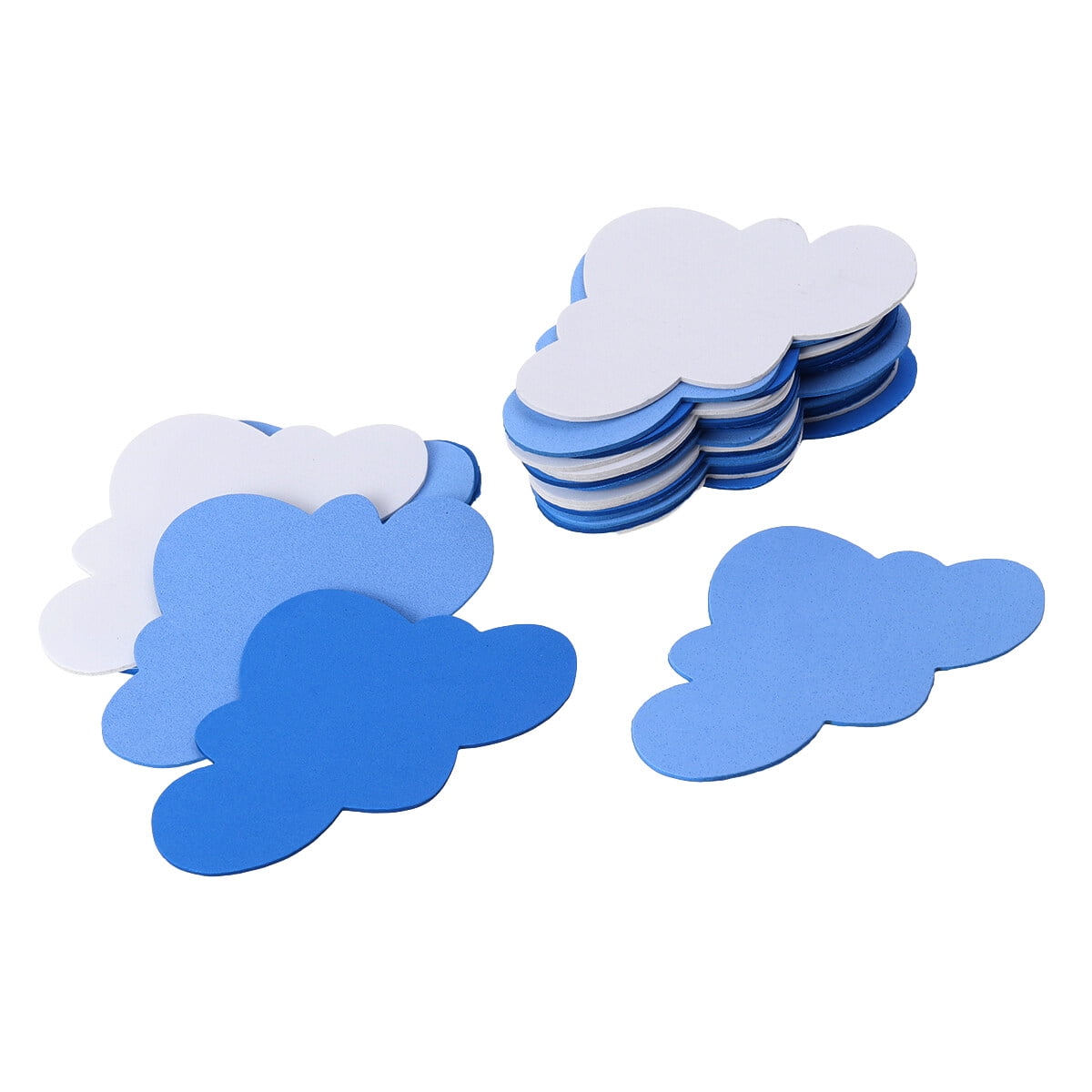 Alvinma 24Pcs Cloud Shape Wall Decal Stickers for DIY Crafts ...