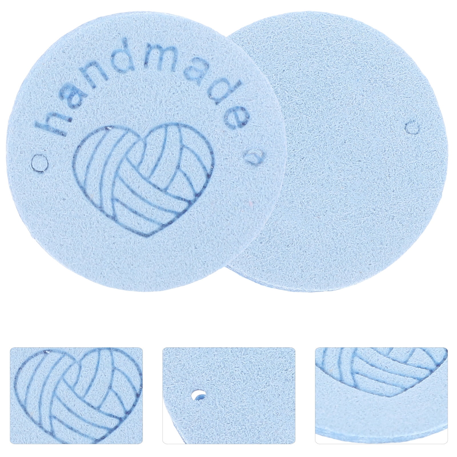 Alvinma 40pcs Handmade Labels Clothes Jeans Crochet with Hole Garment ...