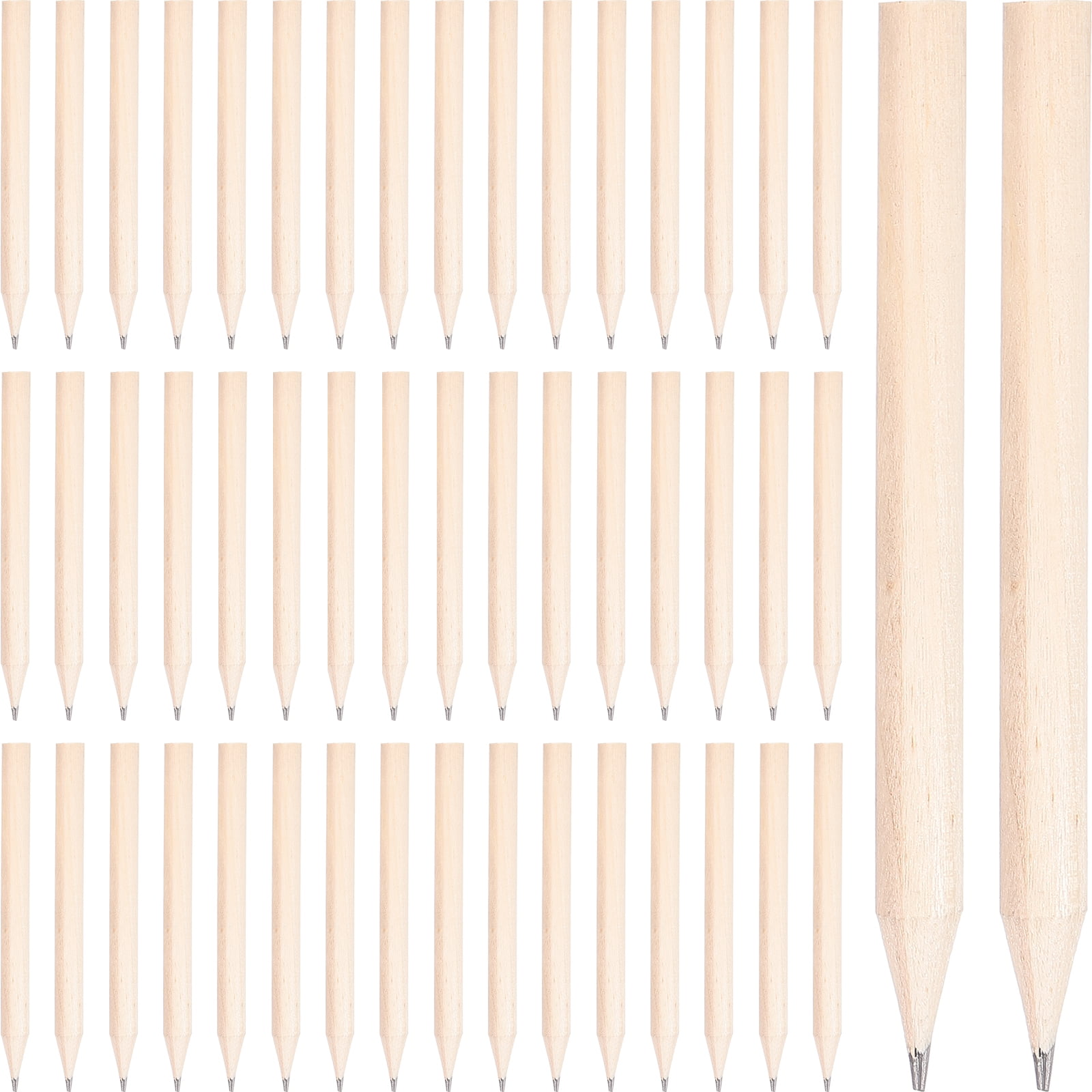 Alvinma 50 pcs Short Pencils Wooden Pencils Kids Writing Pencils Mini ...